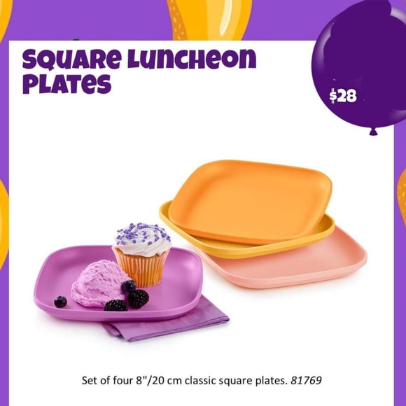 Tupperware | Kitchen | Tupperware Reheatable Luncheon Plates | Poshmark